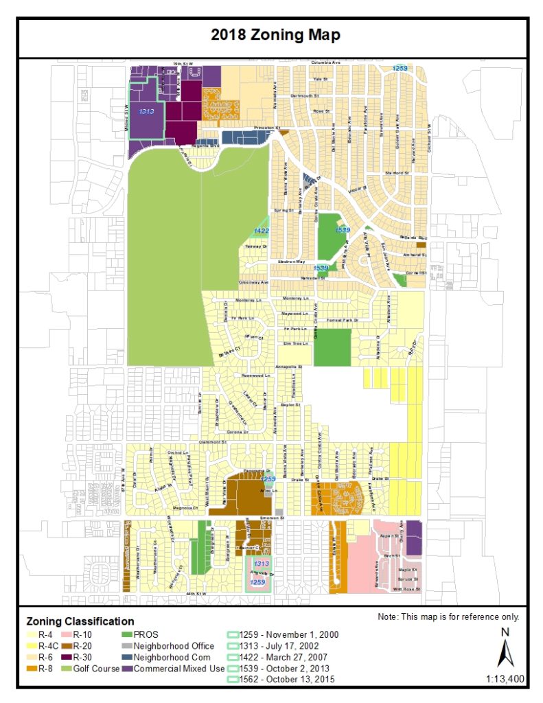 2018 Zoning Map - City of Fircrest