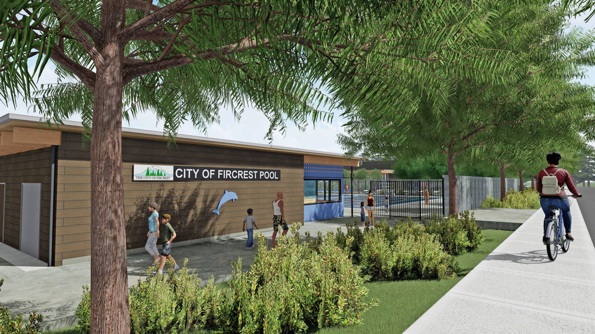 Community Center & Pool Renderings - City of Fircrest
