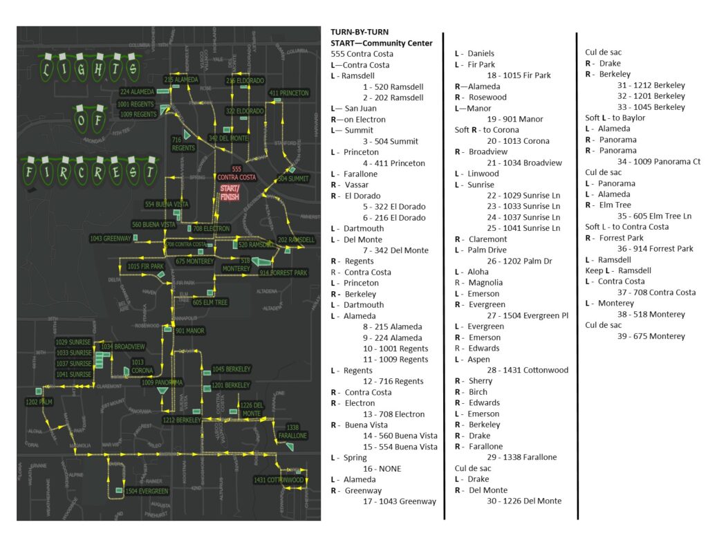 Lights of Fircrest 2022 Display Contest - City of Fircrest