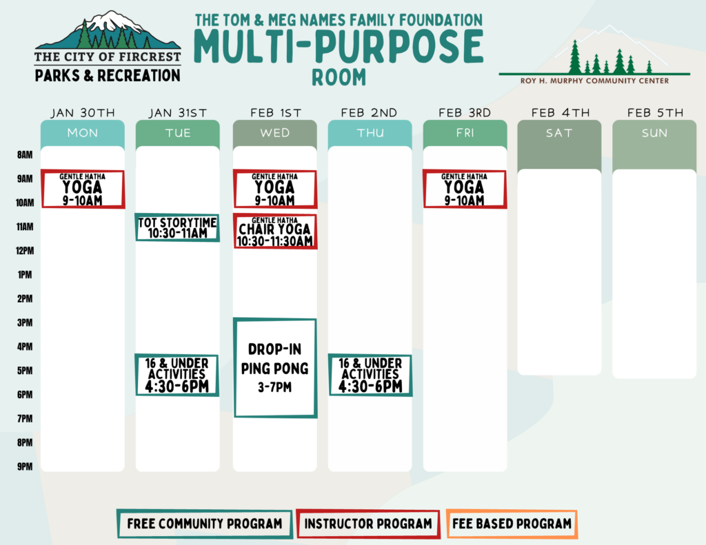 Multi Purpose - City of Fircrest