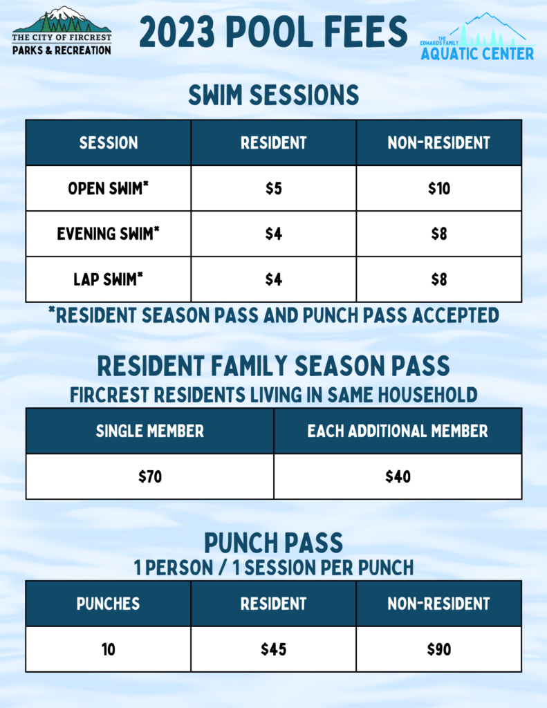 Swimming Pool - City of Fircrest