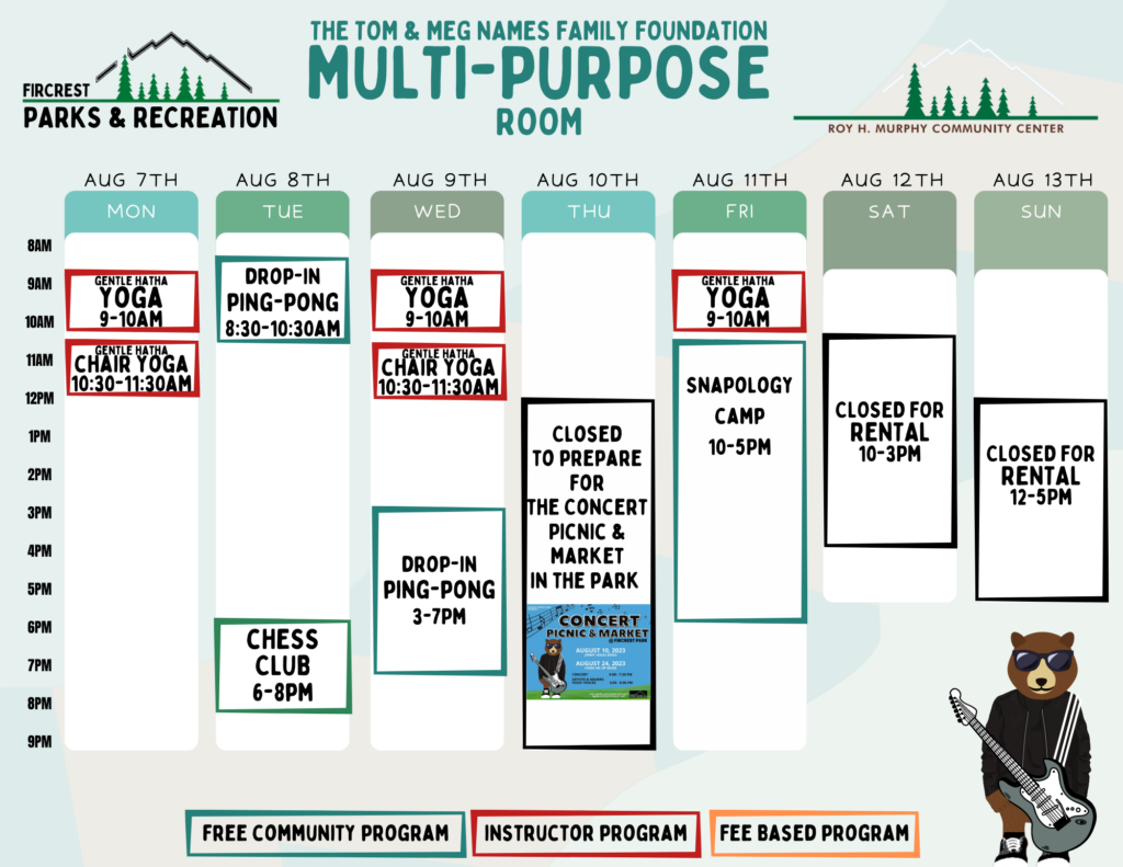 Roy H. Murphy Community Center - City of Fircrest