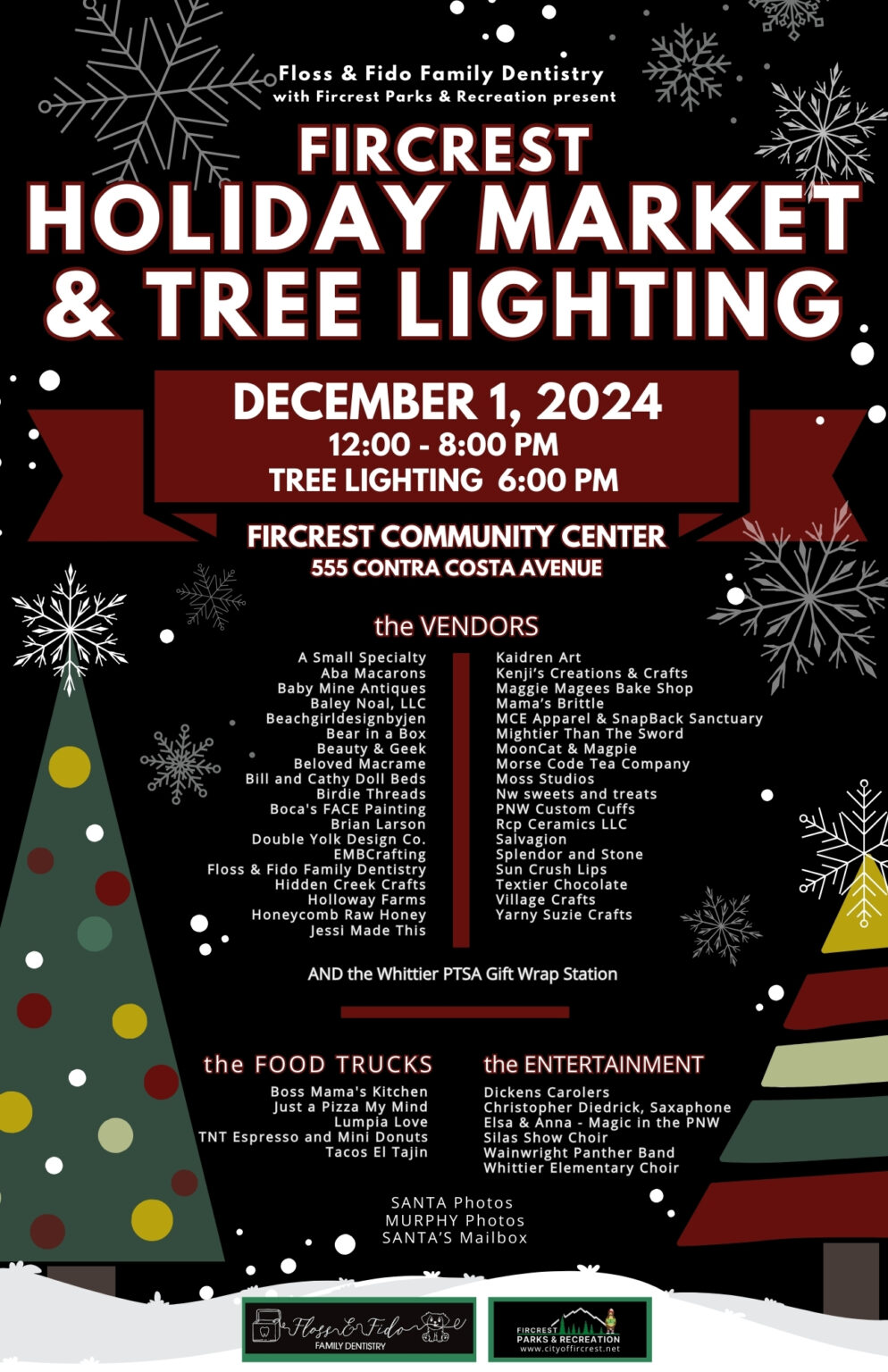 Holiday Market and Tree Lighting - City of Fircrest
