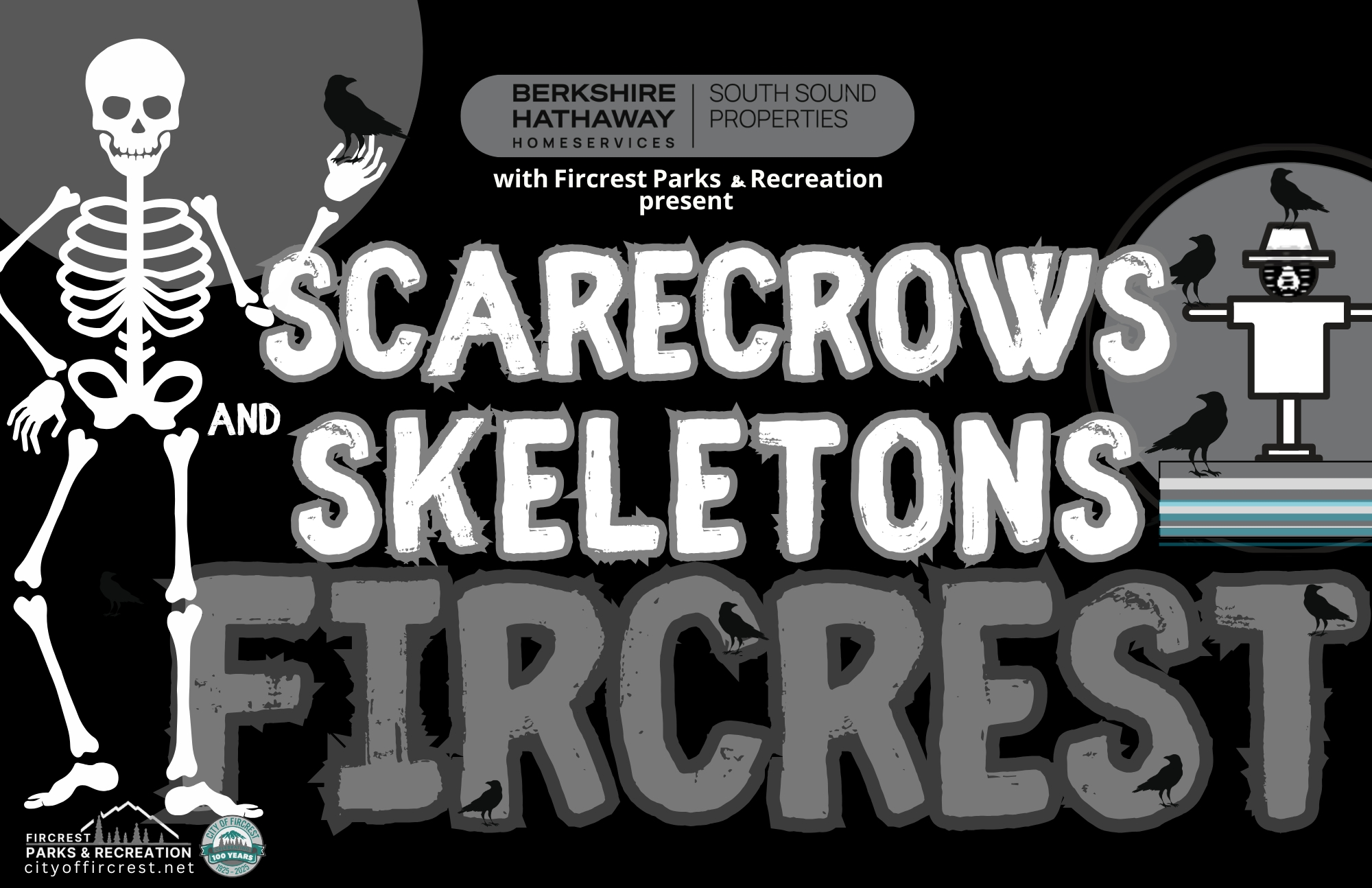 Scarecrows and Skeletons of Fircrest - City of Fircrest
